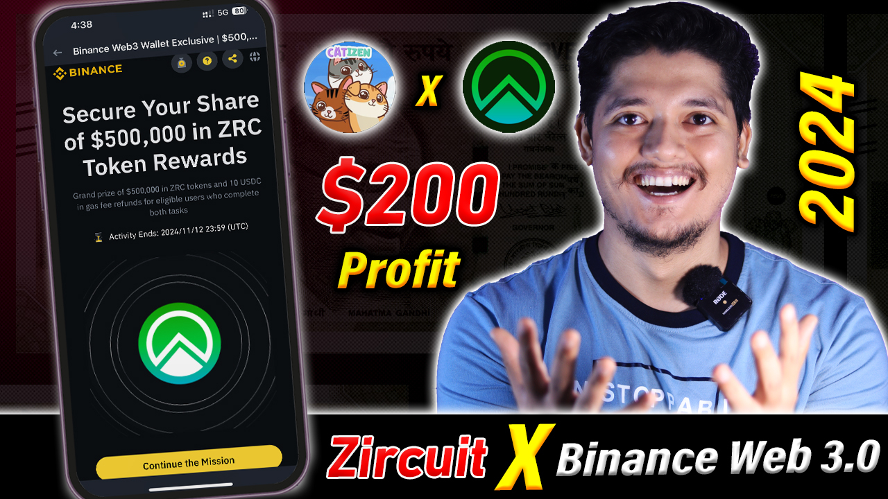 #Zircuit Binance Web 3 Airdrop - Detail Step By Steps & Earn $200 ...