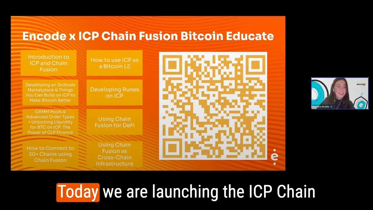 Encode Club just launched the ICP Chain Fusion - Bitcoin Edition ...