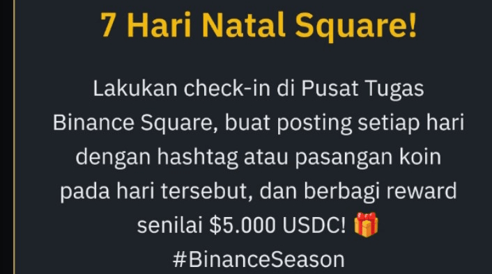 Get $5000 for 7 days in BINANCE SEASON | Gurzanmh9 on Binance Square