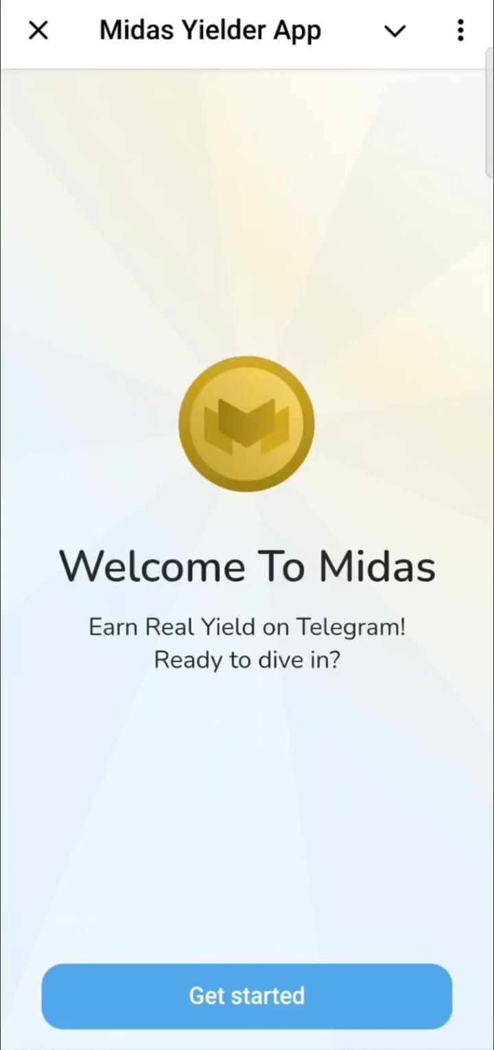 💥Simple guide on @MidasRWA Telegram Yielder app 💰Funding - $13.75M 💯FREE 👇Steps 🔗https://t.me ...