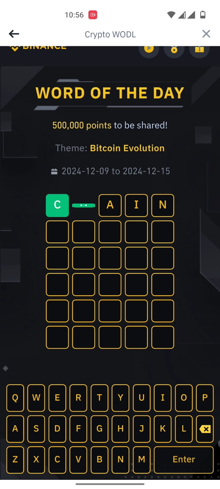 today i also got correct answer, world of the day word earn of 5000000 ...