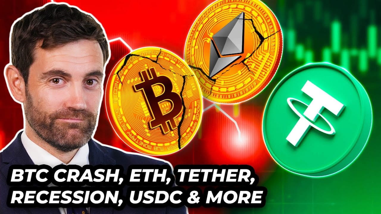 Crypto News: Crypto CRASH, BTC Price, Recession, ETH, Tether & MORE! 1 ...