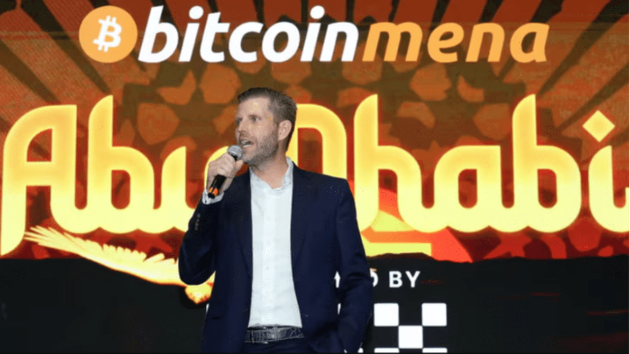 Eric Trump vows Bitcoin will hit $1m and says Donald Trump will 'fight ...