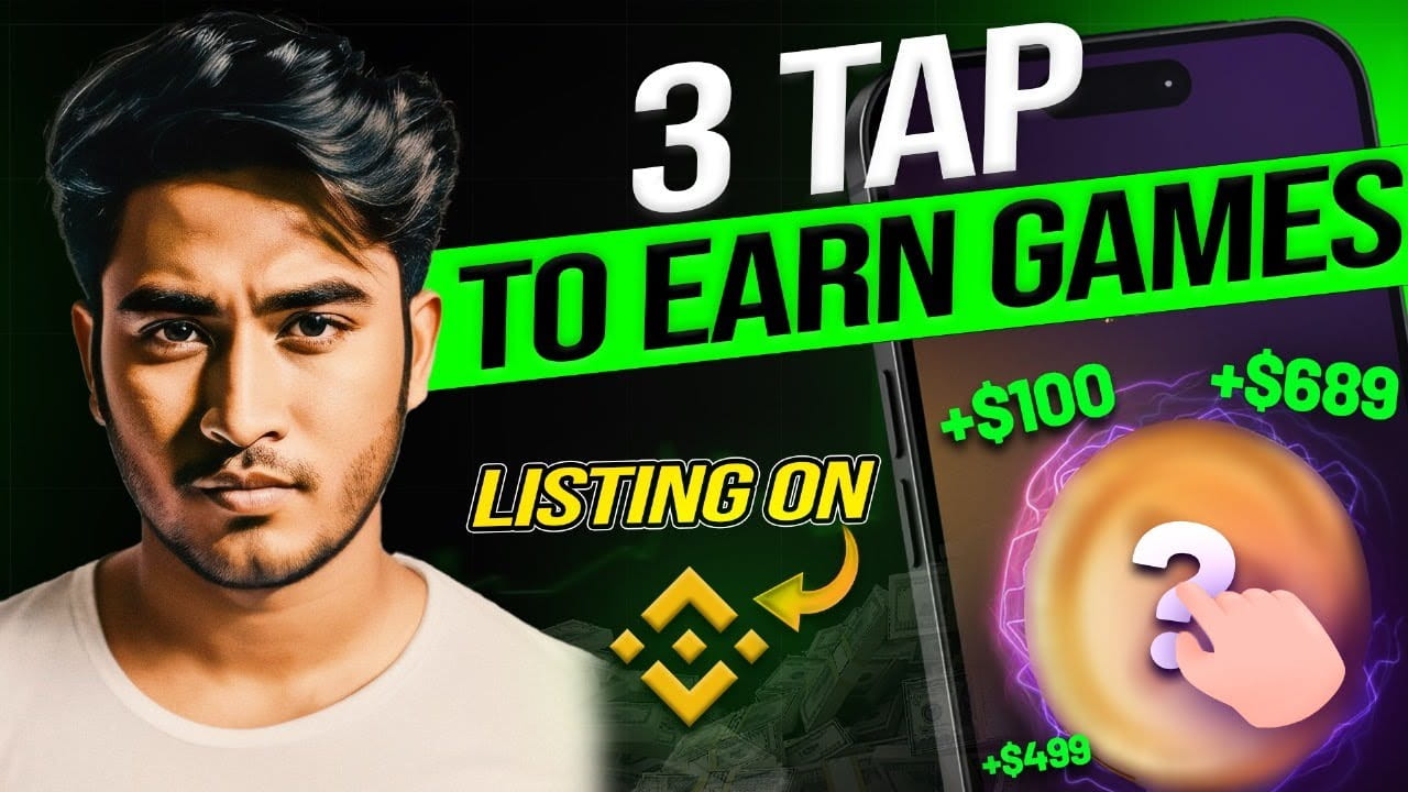 Top 3 Tap To Earn Crypto Games | Earn Crypto With These 3 Tap to Earn Games | Free Confirmed ...