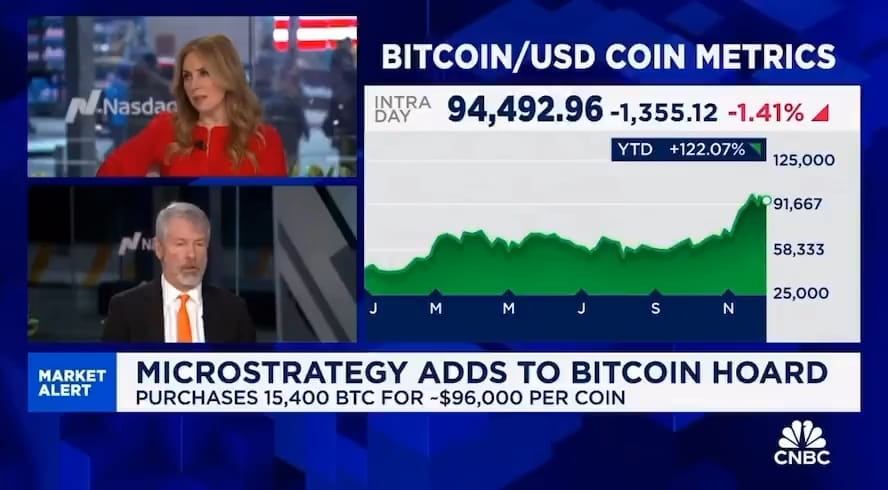 🔥 SAYLOR: MicroStrategy's core mission is to act as the bridge between ...