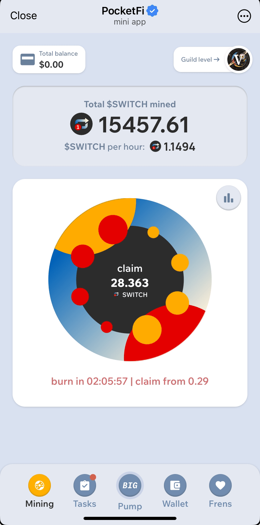 Always Claim your $SWITCH on PocketFi In a few days we are | X mucaN on Binance Square