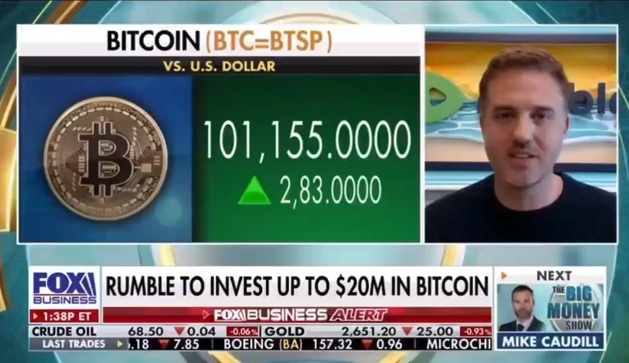 $3.6 BILLION Public company Rumble to pay its creators in $BTC 🚀🚀 ...