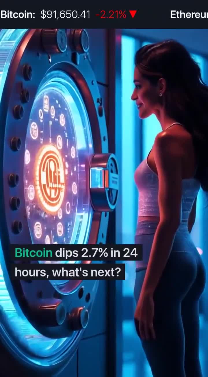 Bitcoin is currently struggling, hovering between $91,721 and $92,105 ...