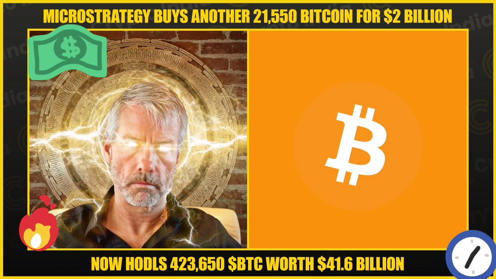 BREAKING : 🇺🇸 MicroStrategy $MSTR buys additional 21,550 #Bitcoin for $2 billion and now hodls ...