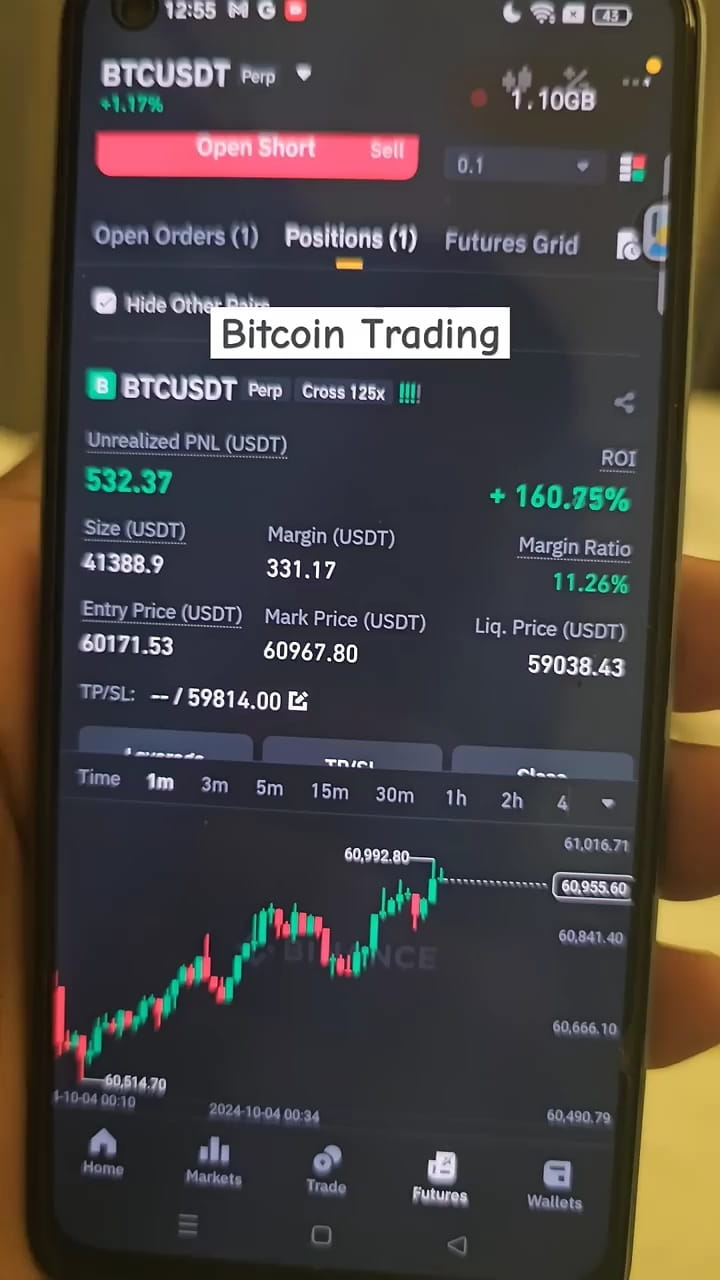 Bitcoin Trading Profit in Binance #trading #cryptotrading $BTC # ...