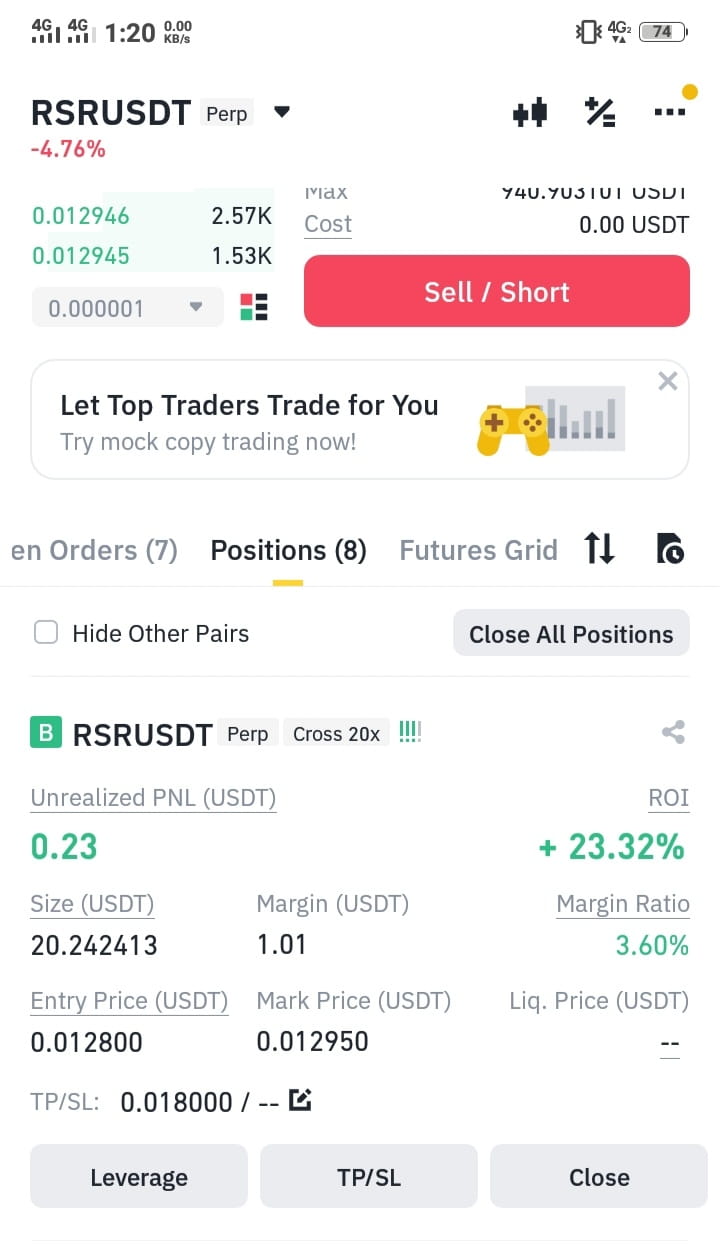 📢Free Signal For you🔥 Coin Name: RSR/USDT💰 📊Signal Type | Zain_Crypto BNC on Binance Square
