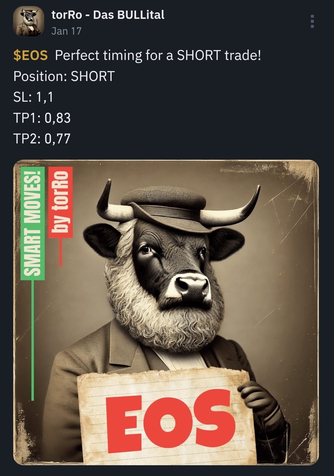 Perfecto! Bullseye prediction 🎯. TorRo – Your smartest bull | TorRo ...