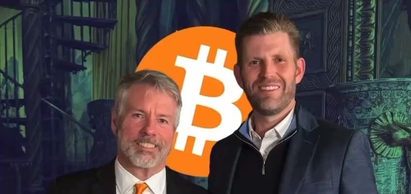 🇺🇸 Bitcoin Keith Michael Saylor Meets Trump's Son Yesterday ...