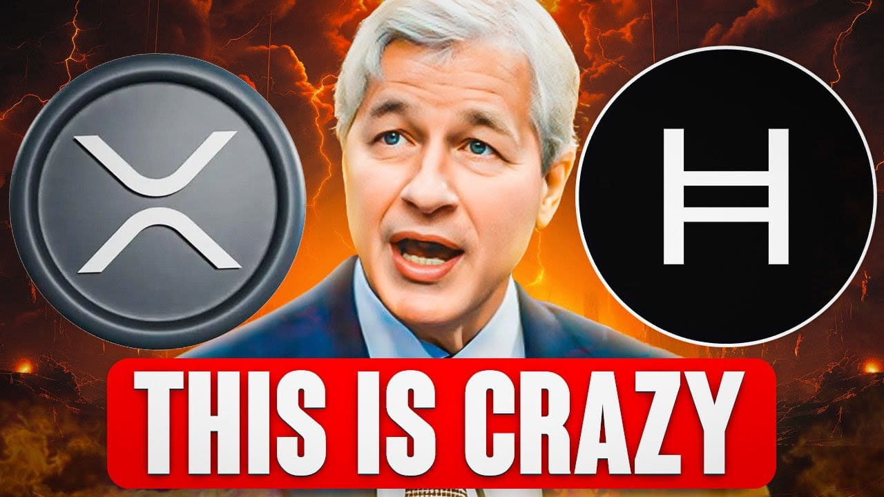 JPMORGAN CEO EVERY BANK AND GOVERNMENT WILL USE XRP & HBAR ...