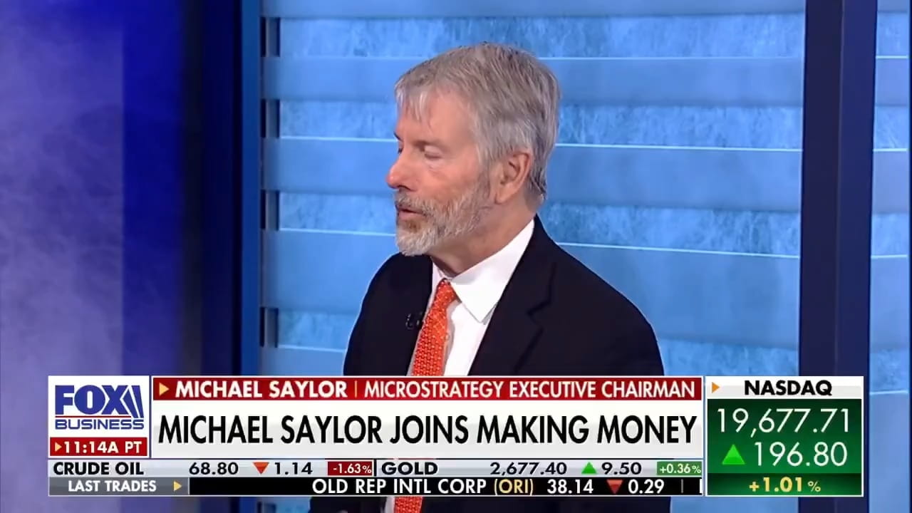 Saylor says he will burn his BTC keys after he passes so that no one can ever sell his Bitcoin ...