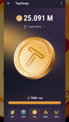 TapSwap ｜｜ TapSwap BiG Update ｜｜ Connect Solana Wallet ｜｜ AFY Info # ...