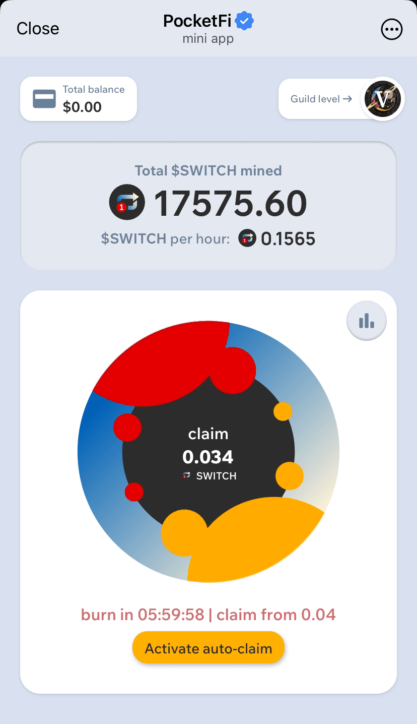 We now have about 17,000 PocketFi $SWITCH Tokens while about | X mucaN on Binance Square