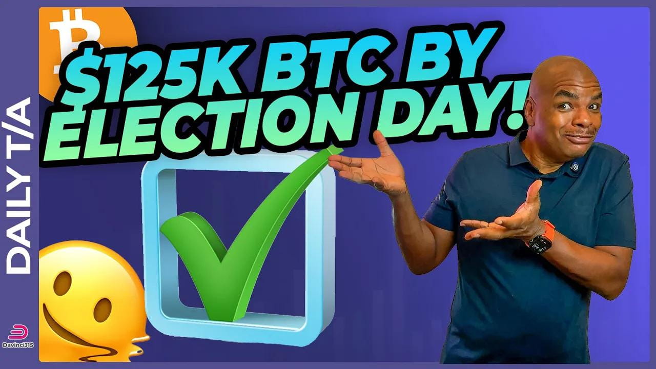 125K BTC BY ELECTION DAY! | LedgerLeopard on Binance Square