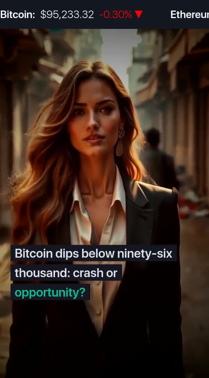 BTC price fell below $96K and hovered around $95K. Market is seeing increased trading activity ...