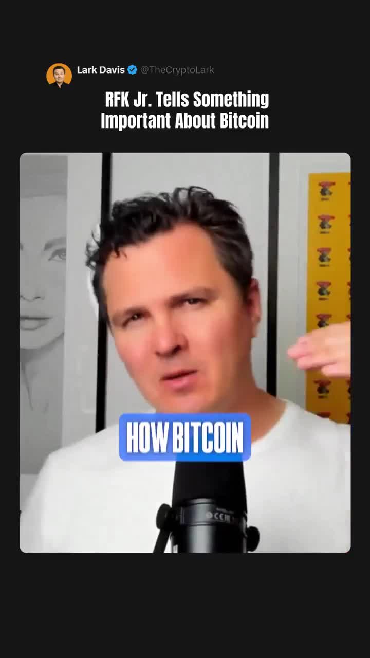 RFK Jr. Tells Something Important About Bitcoin | LarkDavis on Binance ...