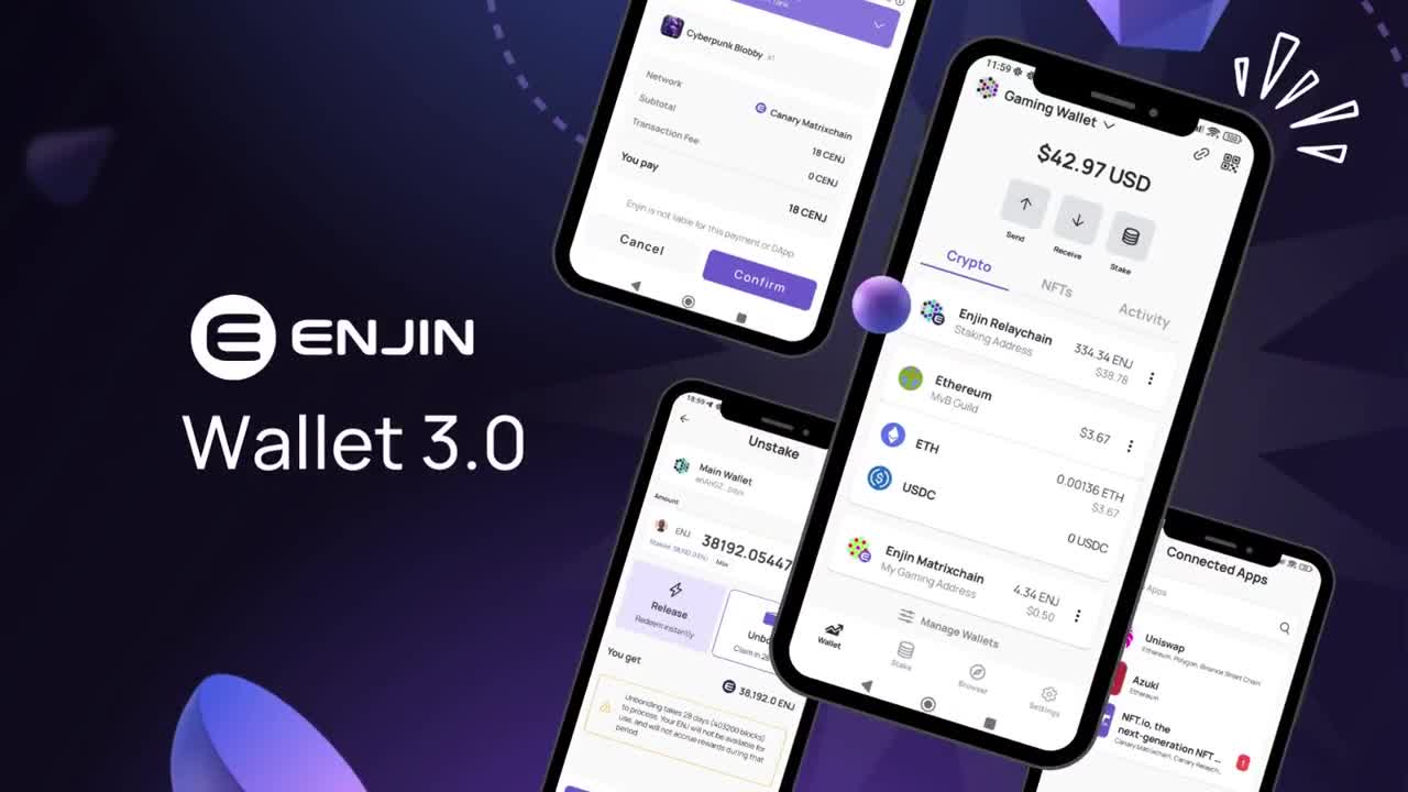 The first launch of Enjin Wallet 3.0 is here 🫡 Are you one of the lucky ...