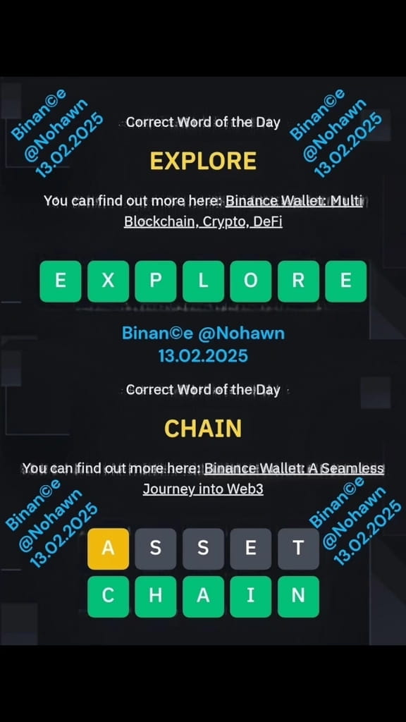🔠Binance Crypto Word Game: Solved | Weekly Available|Solve In Max 1-2 ...