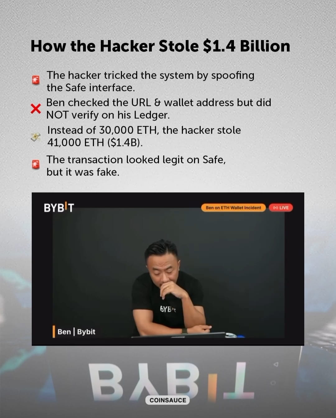 🚨 Bybit Hack Explained: How $1.4 Billion Was Stolen #BybitHack $ETH | Crypto World_Rahul on ...