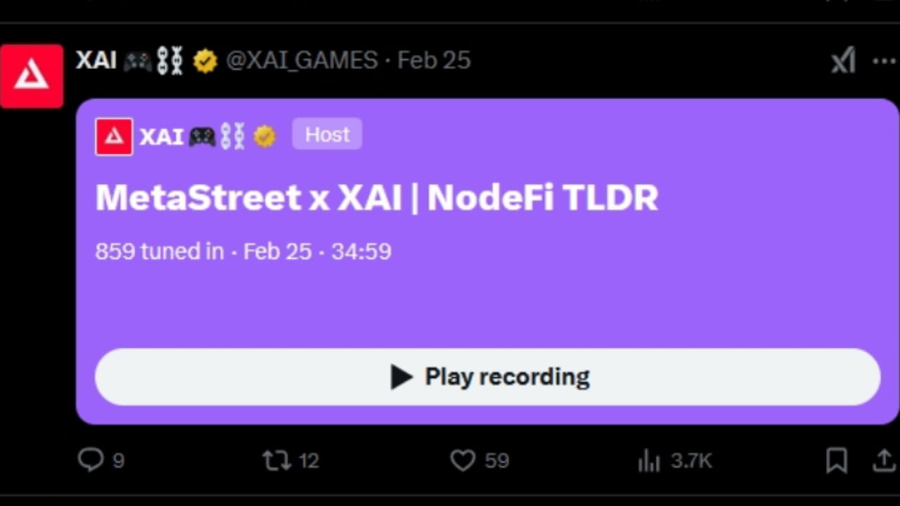 XAI【Pinnacle Forum】: From Node Finance (NodeFi) to On-chain Productivity - How Decentralized ...