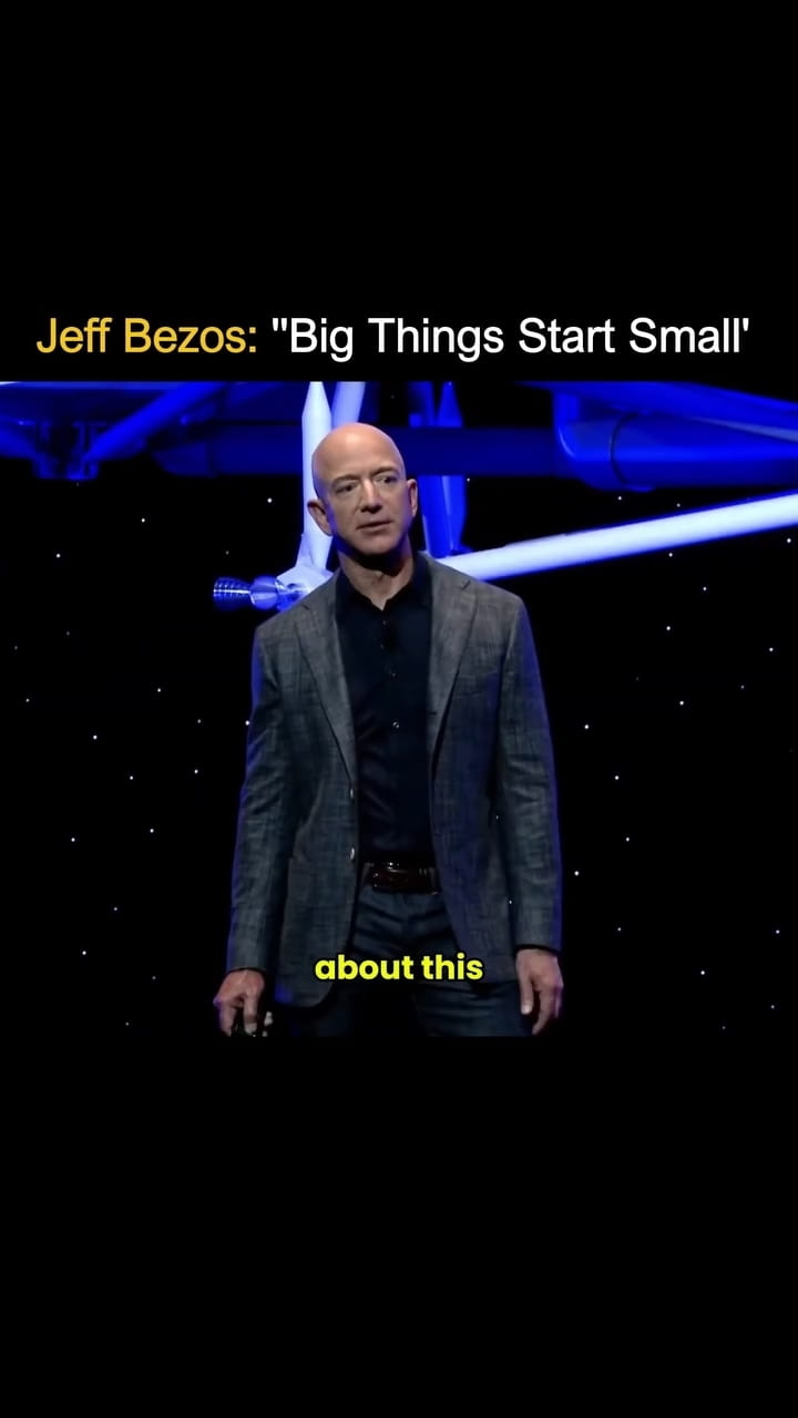Jeff Bezos 🗣️ Big Things Start Small | Enes on Binance Square