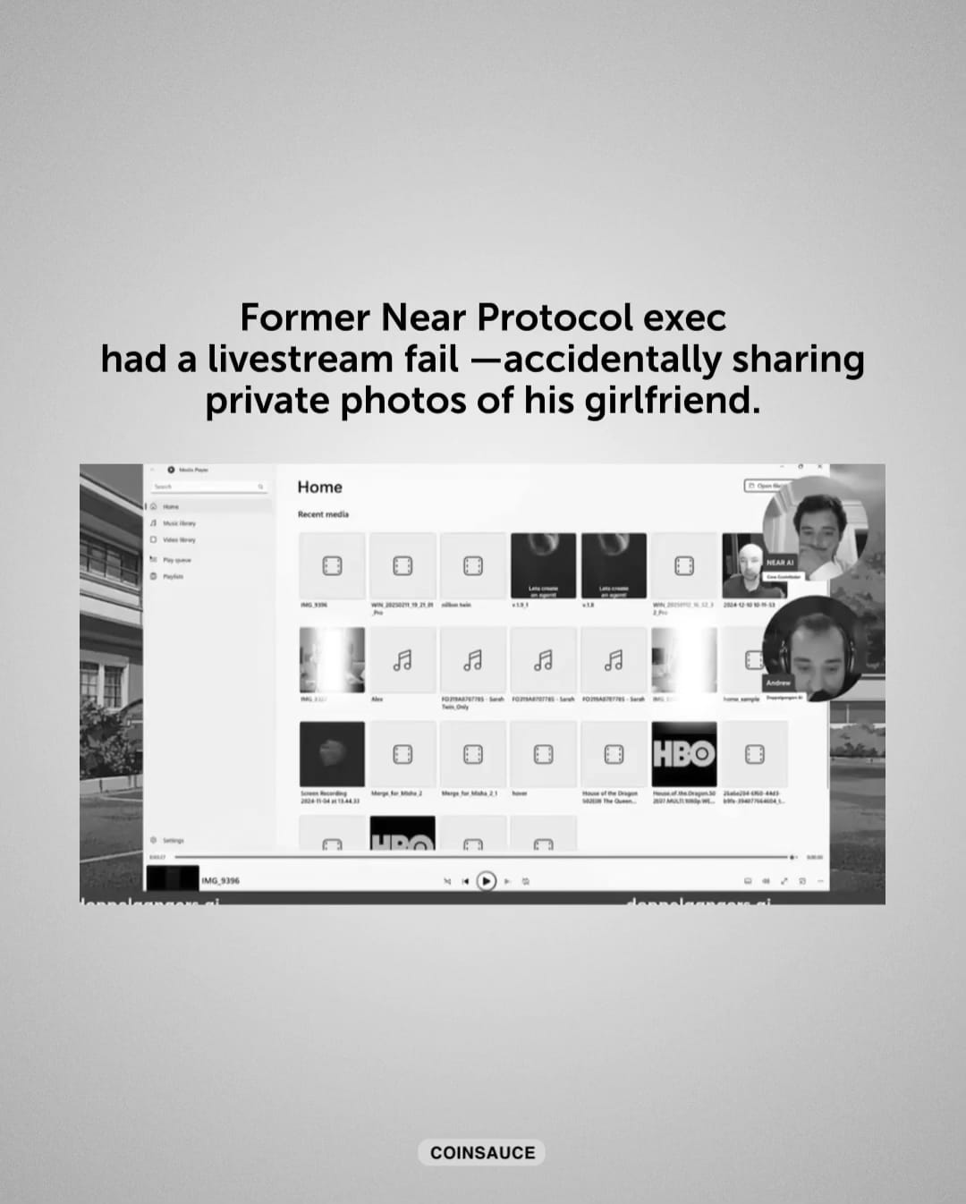 💀Former Near Protocol exec had a livestream fail-accidentally sharing ...