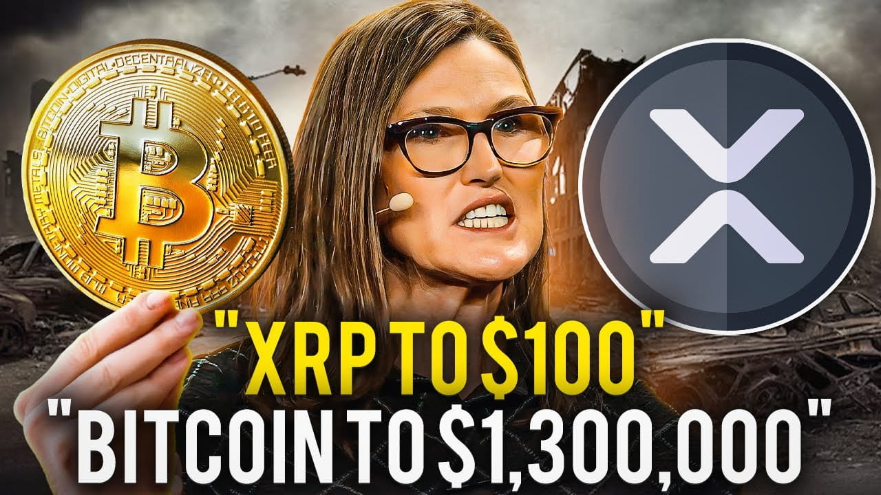 XRP TO $100, Bitcoin To $1.3 Million - Here's WHY Cathie Wood Crypto Prediction 2 | LedgerLlama ...