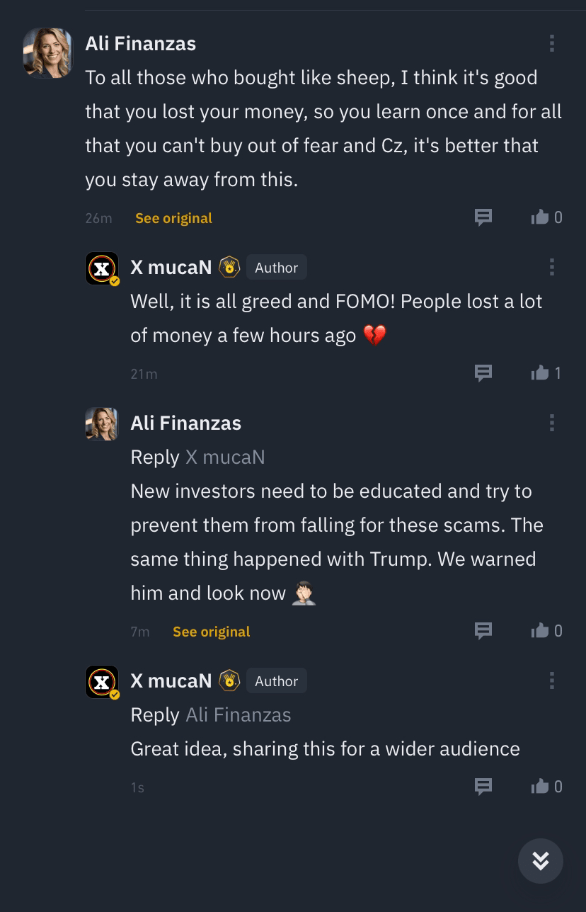 Still on the Cz meme topic | X mucaN on Binance Square