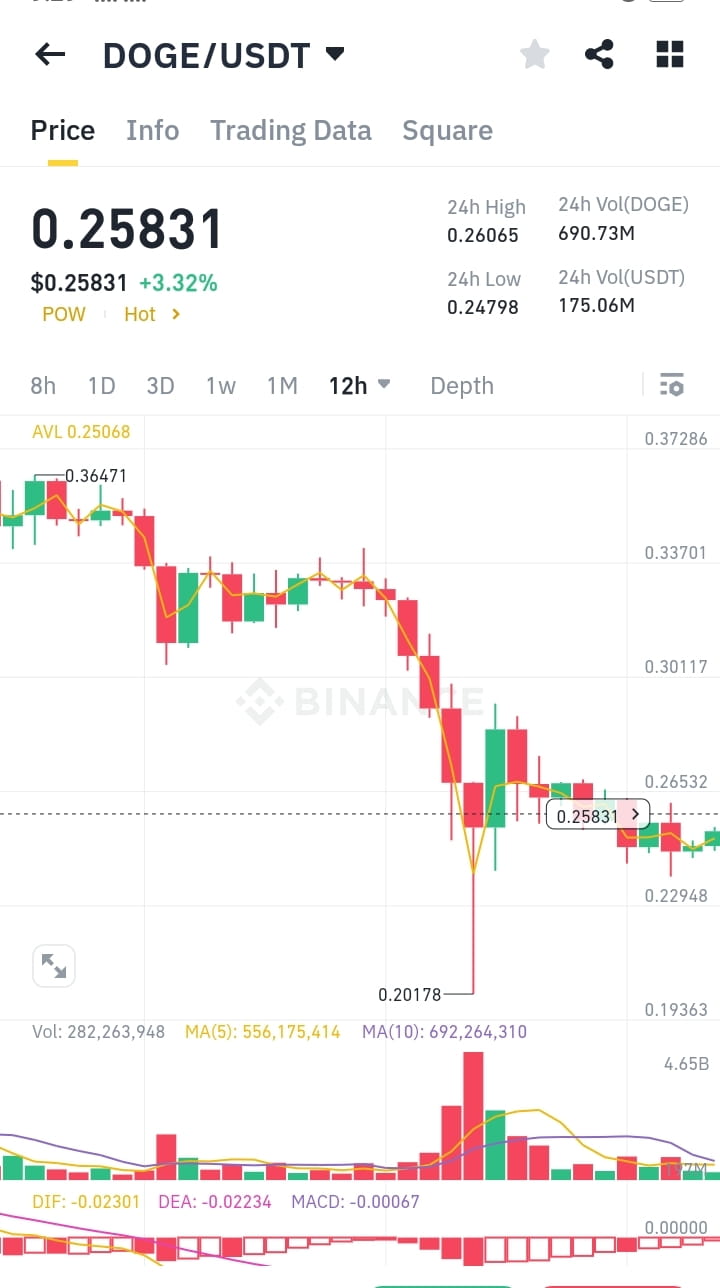 $DOGE DOGE Long Wiped Out! $126K Liquidated at $0.24 The ...