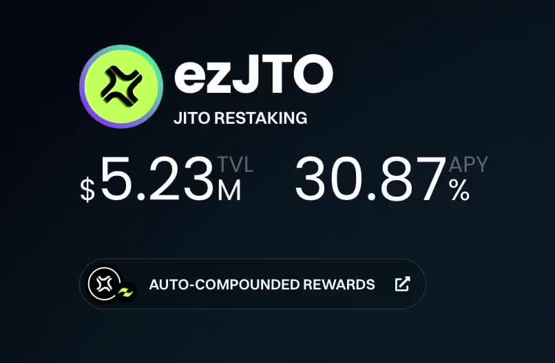 Epoch 739 @jito_sol Restaking Stats🍊 ezSOL 11.86% est APY 37.71 jitoSOL ...