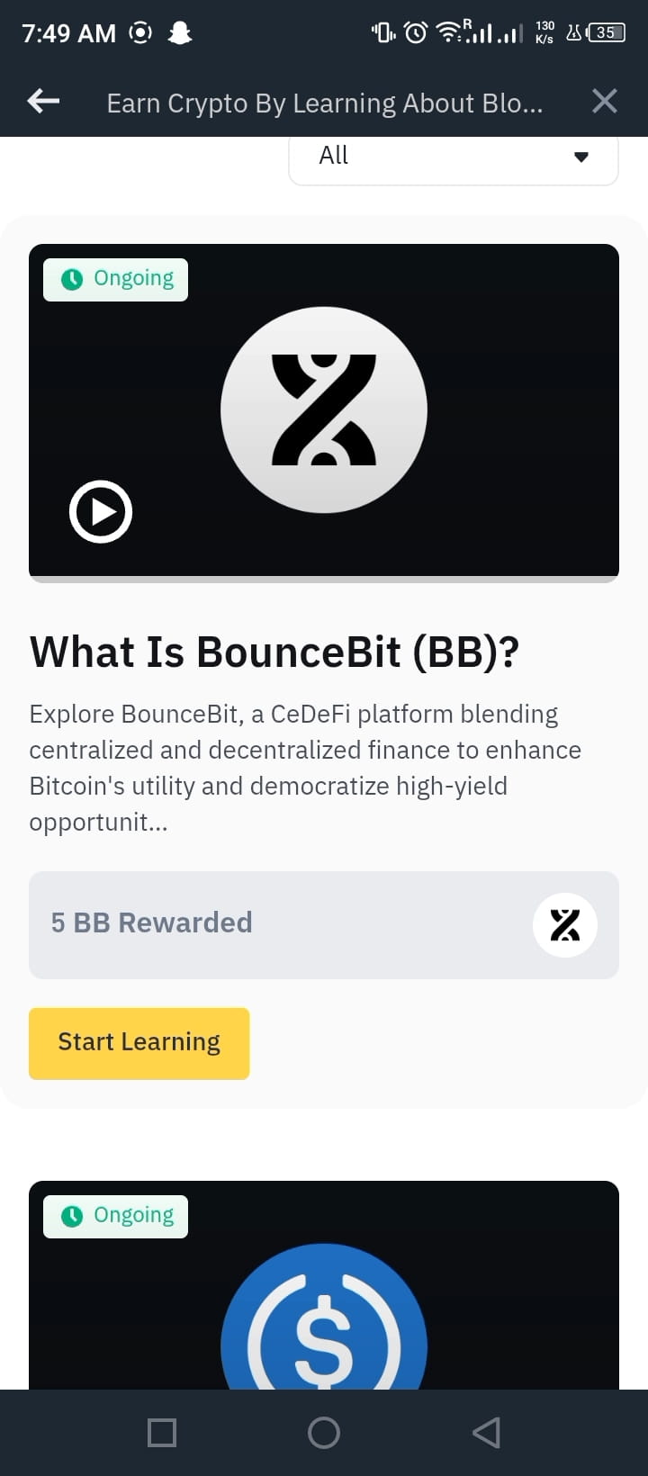Hi! My dear binance users were asking how to get BB from LEARN&EARN here All guidelines is ...