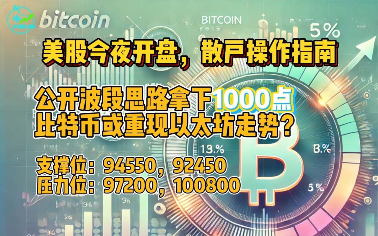 2.1#btc#BTC Intraday market analysis - US stocks open today, retail investor operation guide ...