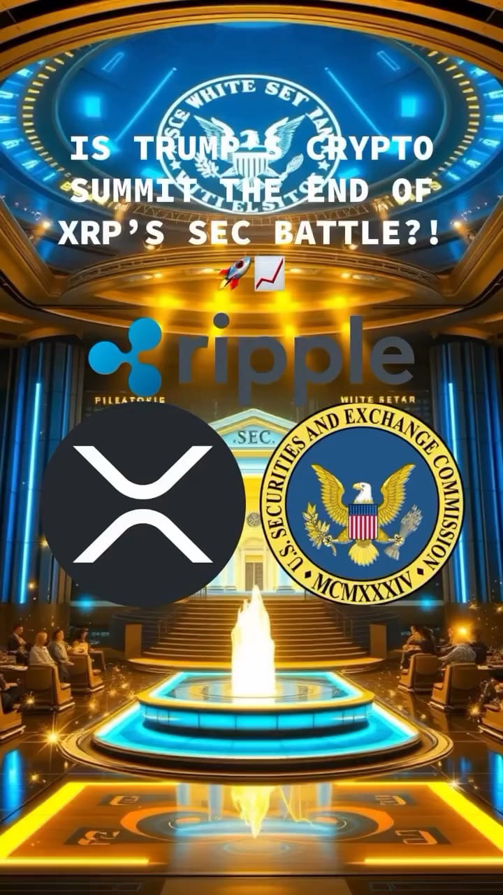 🚨📊IS TRUMP'S CRYPTO SUMMIT THE END OF XRP?S SECSBATTLE?! #xrp $XRP | XGROK on Binance Square