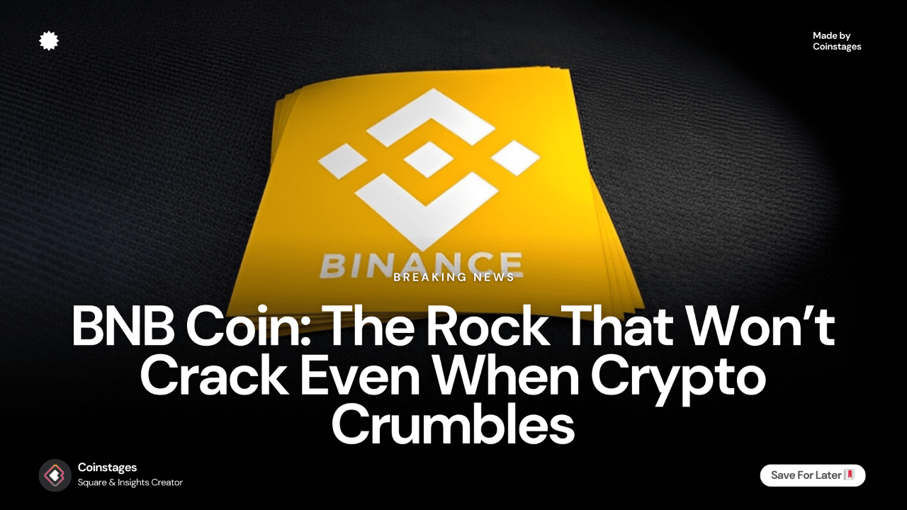 BNB Coin: The Rock That Won’t Crack Even When Crypto Crumbles ...