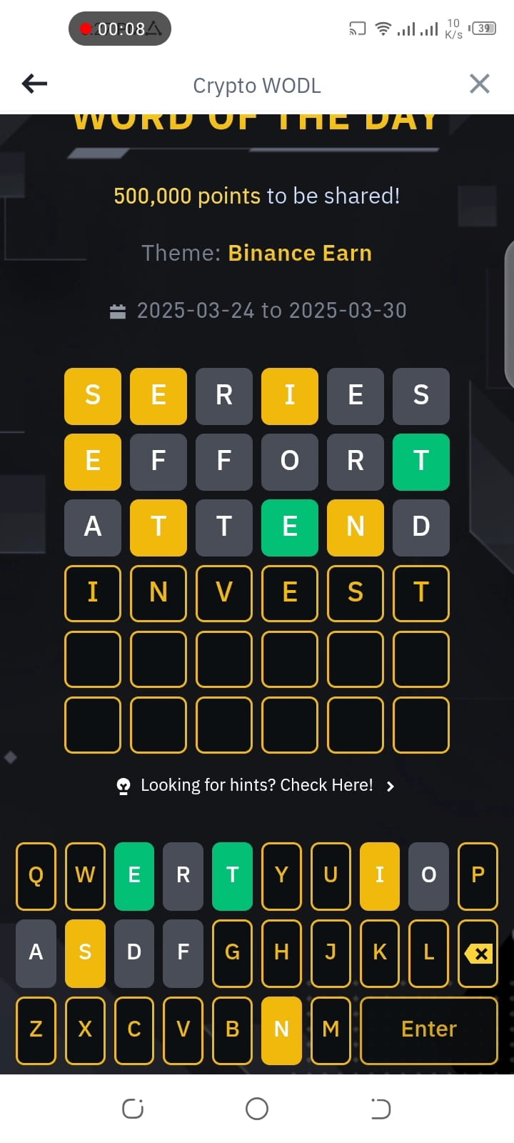 Binance wodl puzzle today 6 word March 24,2025 | Crypto trade and news on Binance Square