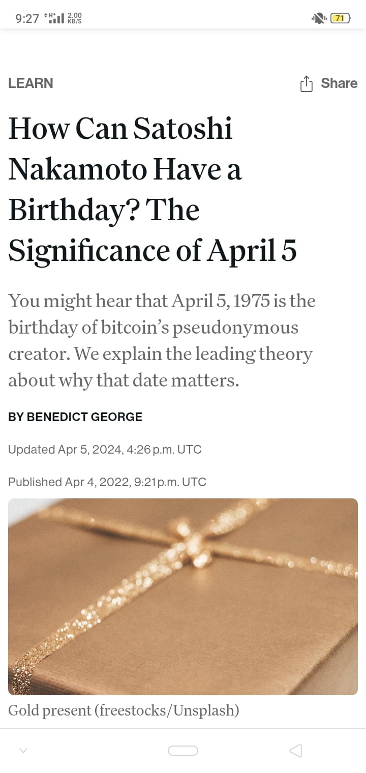 Satoshi Nakamoto, the mysterious creator of Bitcoin, is offi | ANANYA SABIR on Binance Square