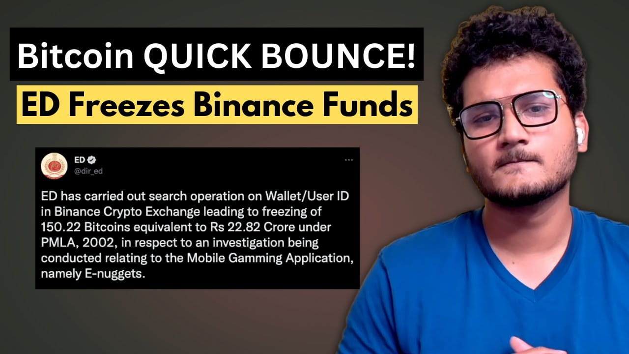 ED Freezes Binance Funds Bitcoin Bounces ETH MATIC FTT Crypto Jargon Update | Crypto Jargon on ...