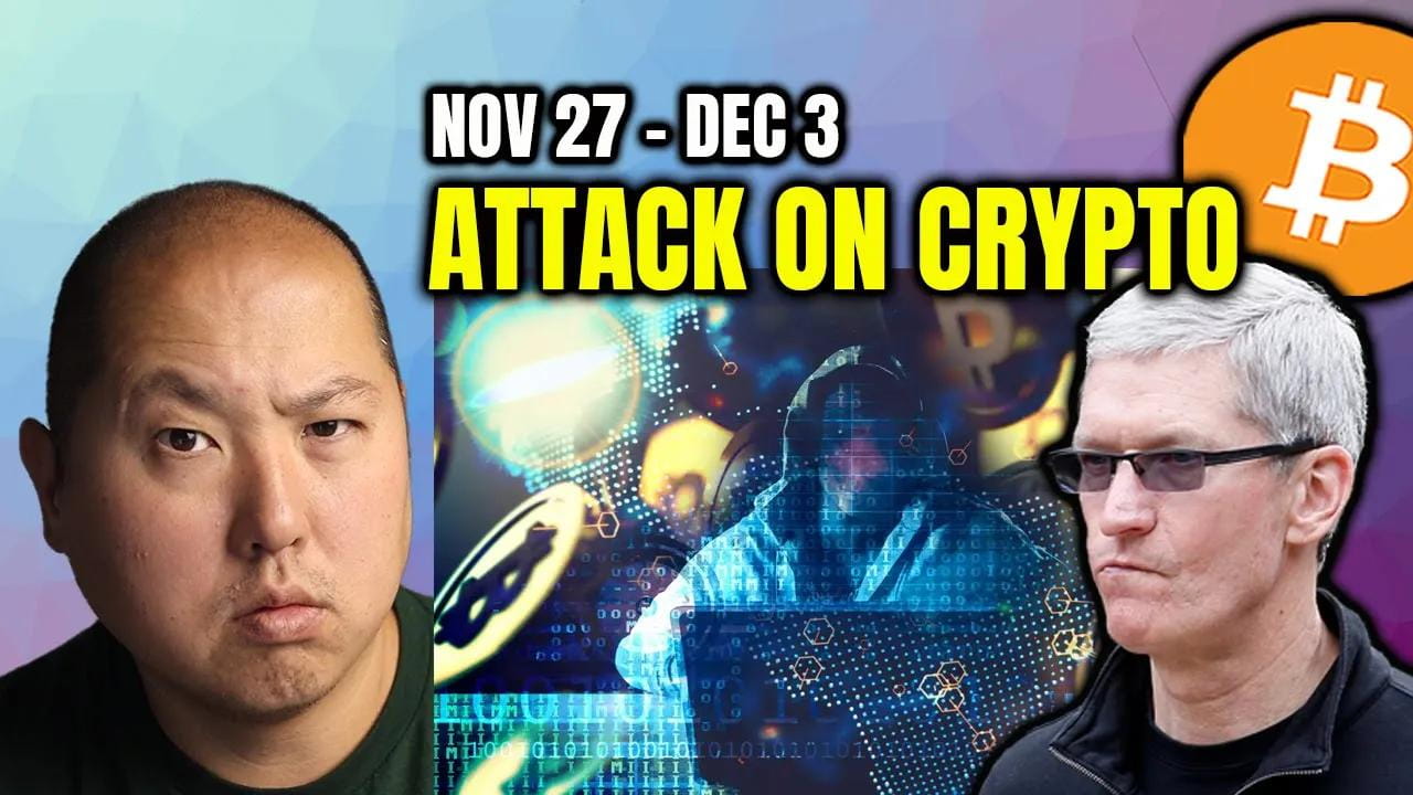 Bitcoin and Crypto Weekly Recap - An Attack On Crypto | CryptosRUs on ...