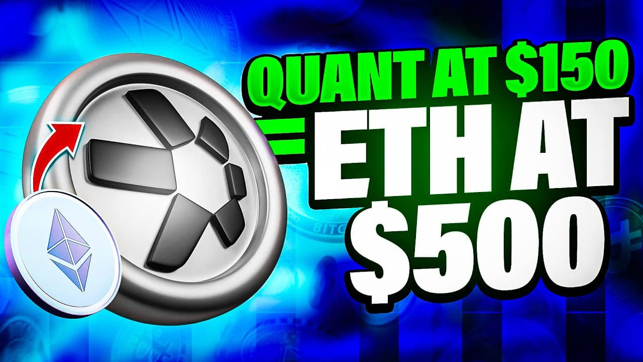 BUYING QUANT AT $150 COULD BE LIKE BUYING ETH AT $500 ...