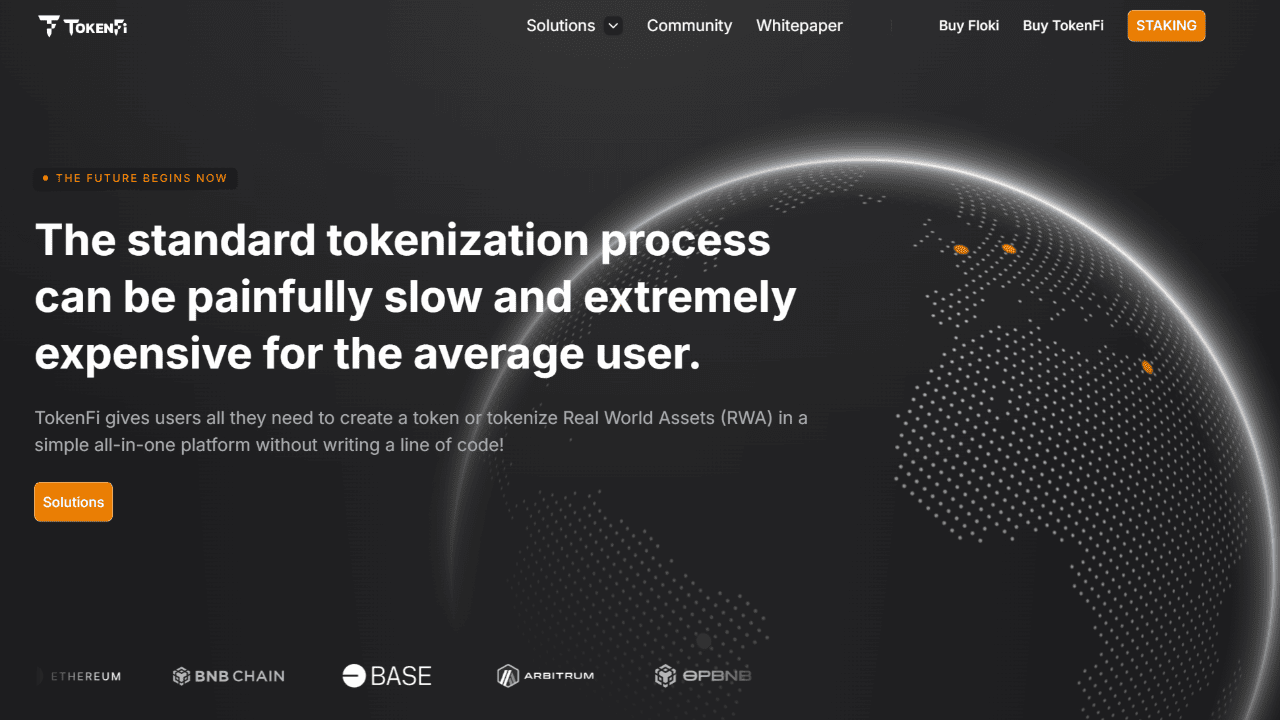 #RWA TokenFi is an asset tokenization platform launched by the Floki ...