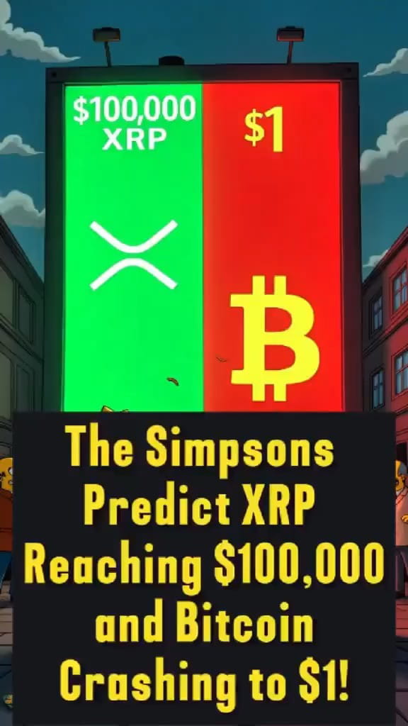 🚨The Simpsons Predict XRP Reaching $100,000 and Bitcoin Crashing to $1 ...