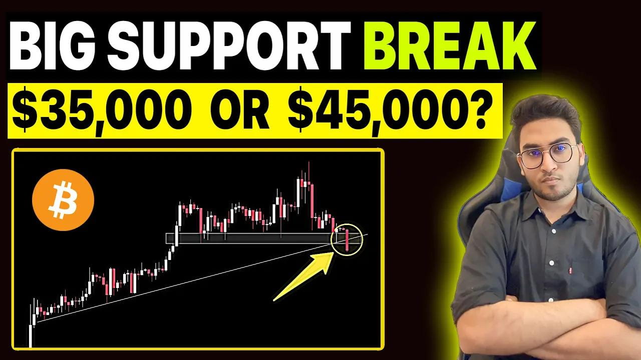 Bitcoin Big Support Break? | What Next $35,000 Or $45,000? | Bitcoin ...