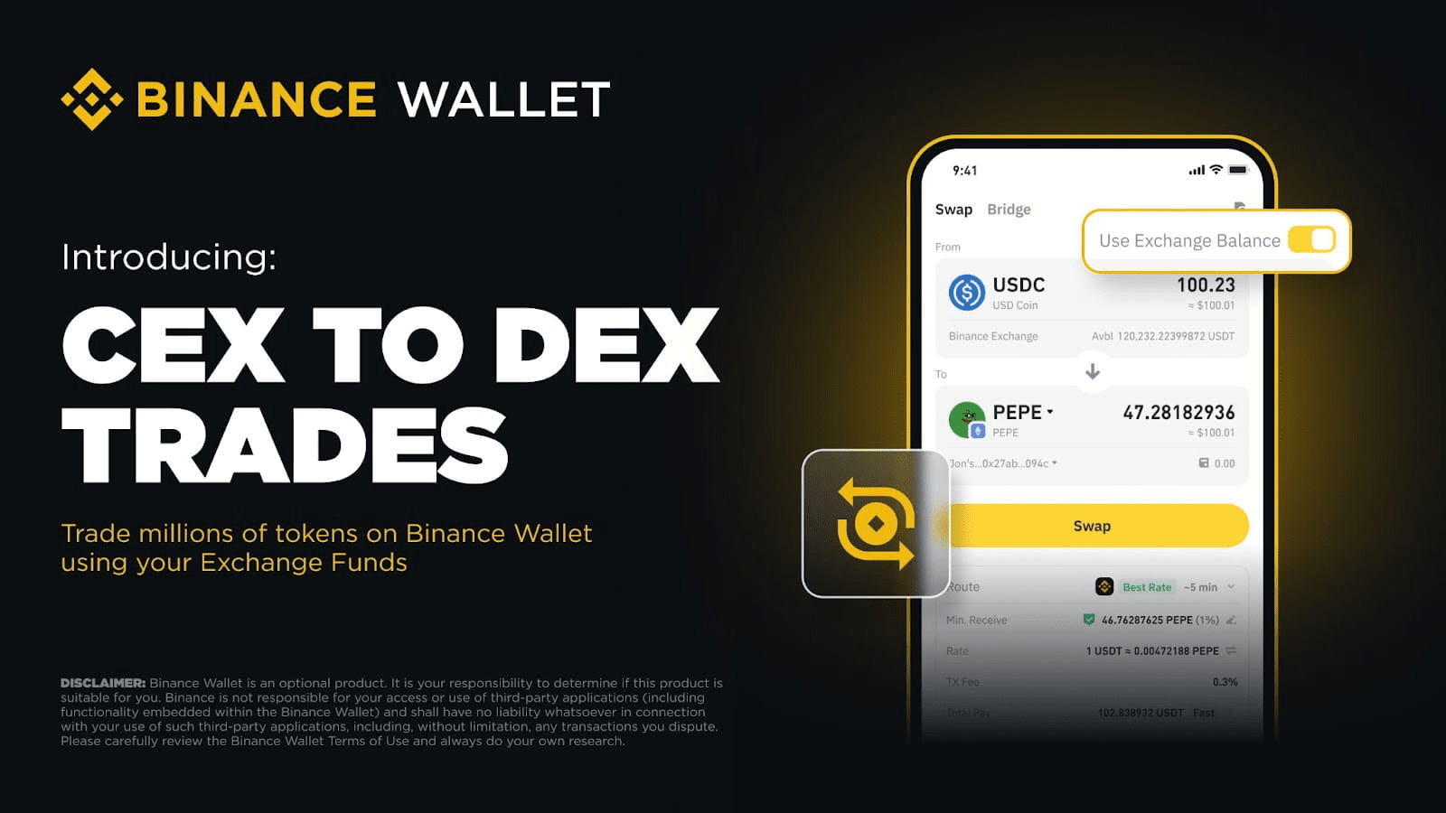 🚀 Binance Wallet Unlocks CEX to DEX Trades + Bedrock Token | Crypto PM on Binance Square