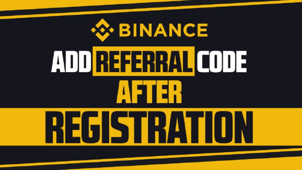 How To Add Referral Code In Binance After Registration 2025 👉Binance ...