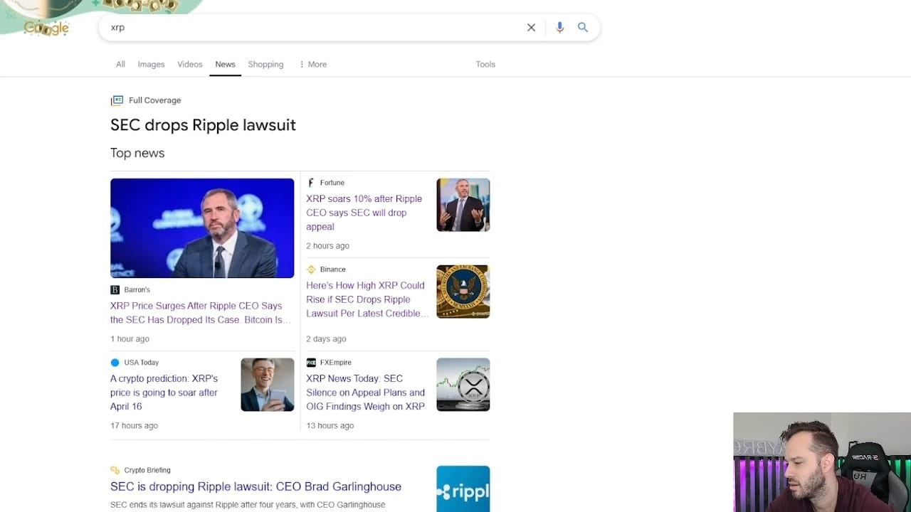 XRP News | Major XRP Headlines Show SEC Drops The Case Against Ripple! | Crypto Clip Vaults on ...
