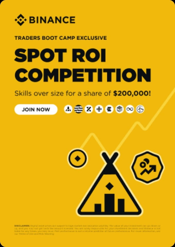 Join Binance Spot ROI Competition - Trade and Win a Share of | Meenu ...